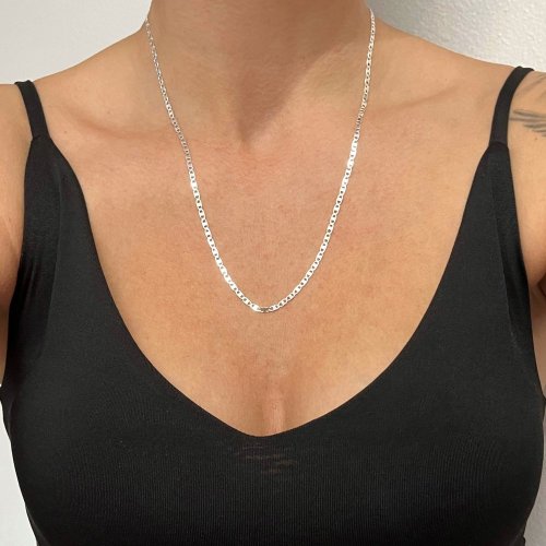 Stříbrný řetízek vzor Marine 3mm 55cm :: Levnestribro.cz